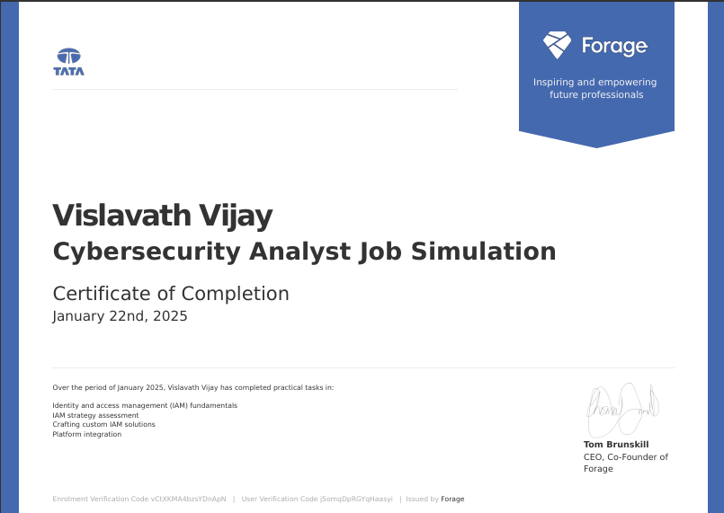 Vijay | Cybersecurity Analyst Portfolio